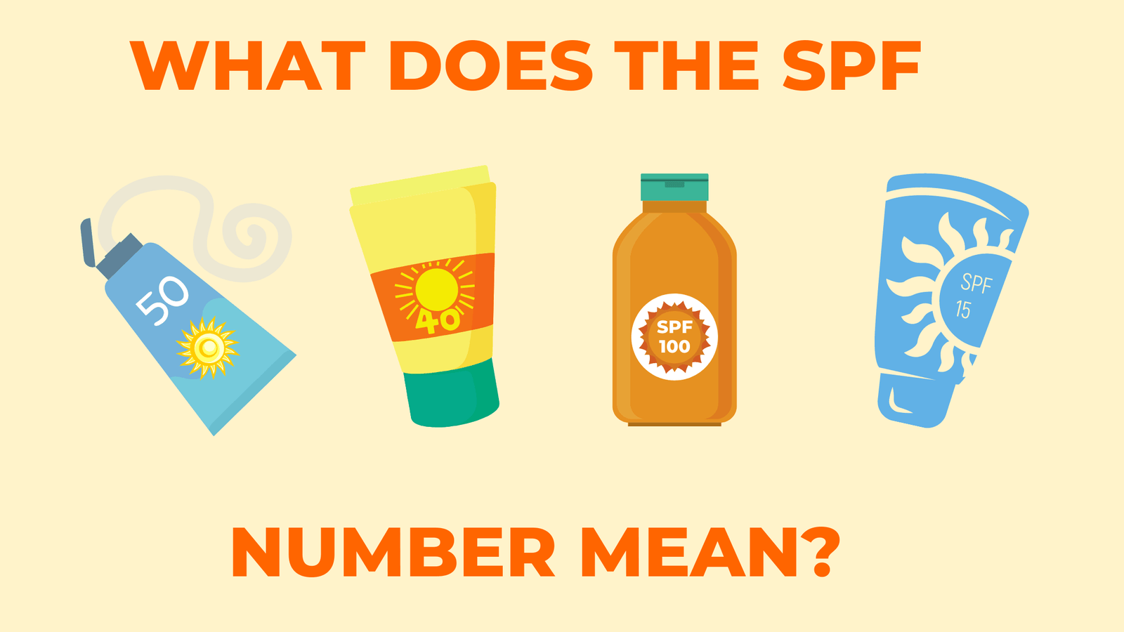 What Does the SPF Number Mean?