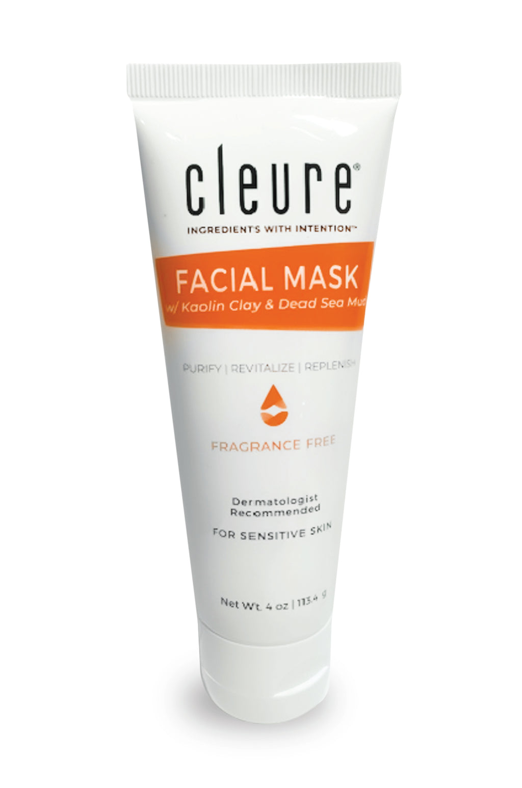 SLS & Fragrance-Free Kaolin Clay Facial Mask - Cleure