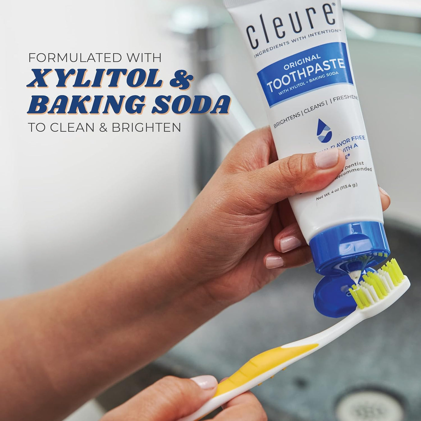 Natural, Unflavored, Flavorless Toothpaste | Cleure