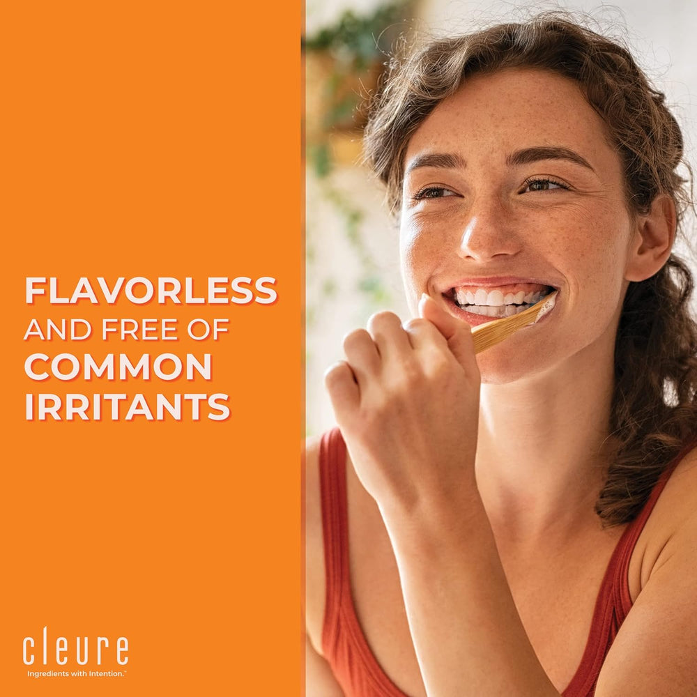 Natural, Unflavored, Flavorless Toothpaste | Cleure