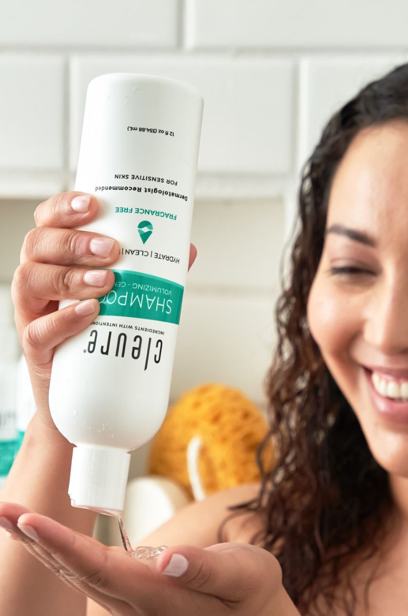 Unscented, Hypoallergenic, SLS Free Shampoo for Sensitive Skin – Cleure